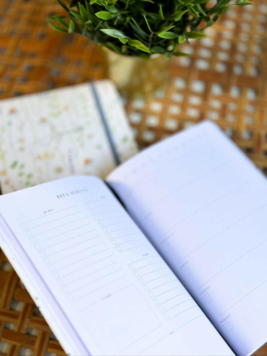 Agenda Anual con Espiral Puntos – Creado en Chile