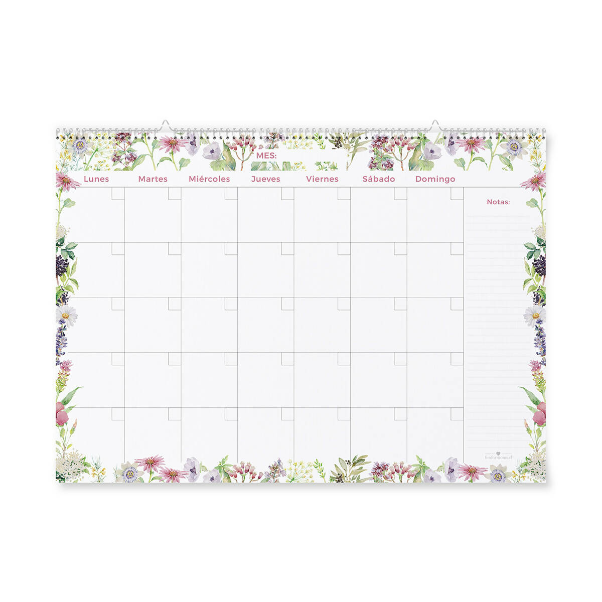 Calendario Flores Silvestres Grande – Creado en Chile