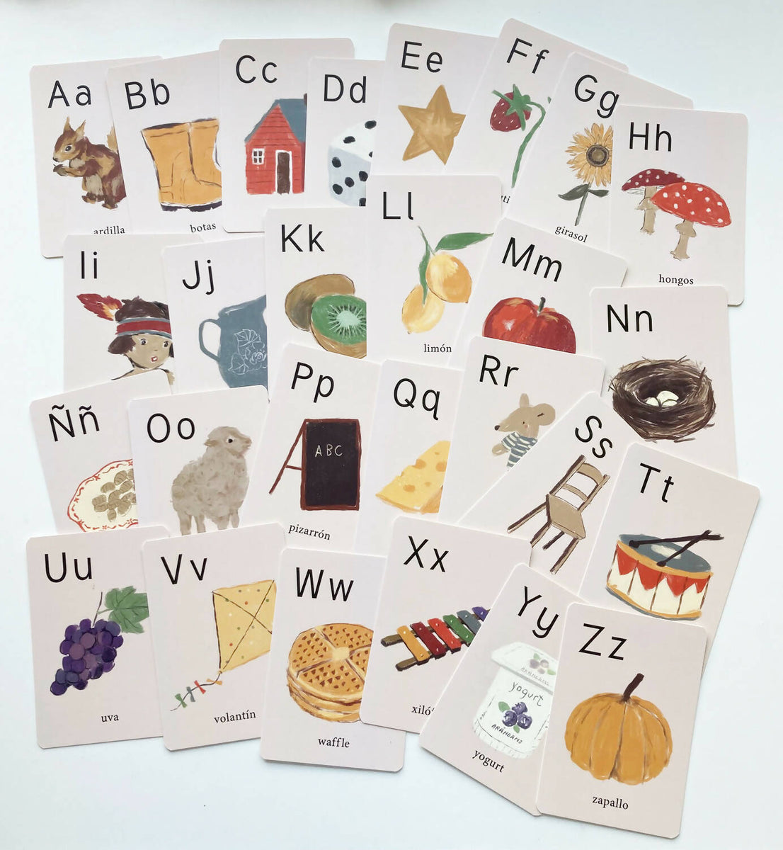 Tarjetas Abecedario – Creado en Chile