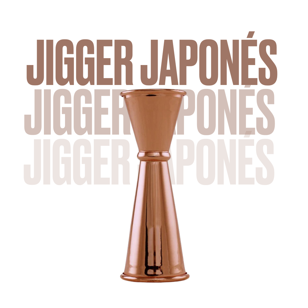 Jigger Hammered 20/40ml Cobre - Go Barman – Creado en Chile