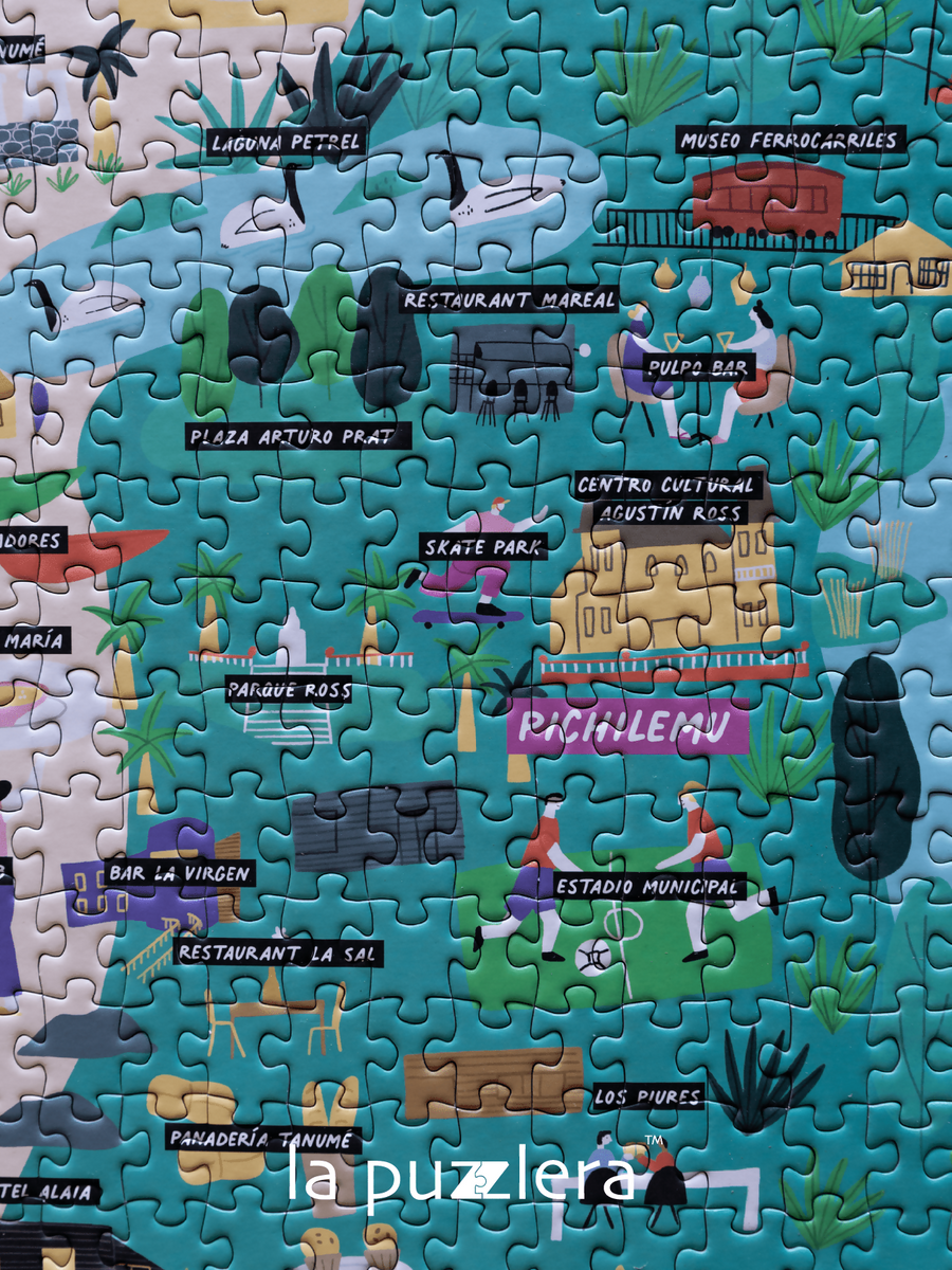 Puzzle Mapa Matanzas/ Puertecillo/ Pichilemu 1000 Piezas – Creado en Chile