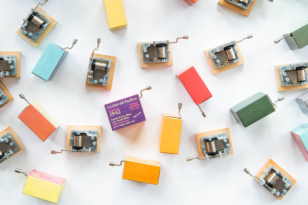 Cajita musical La joya del Pacífico – Creado en Chile