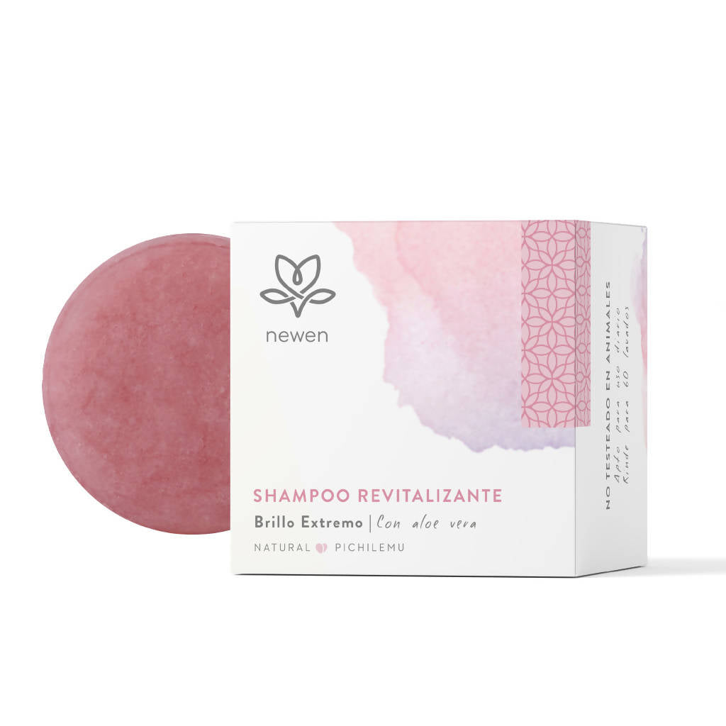 Shampoo solido revitalizante cabello normal – Creado en Chile
