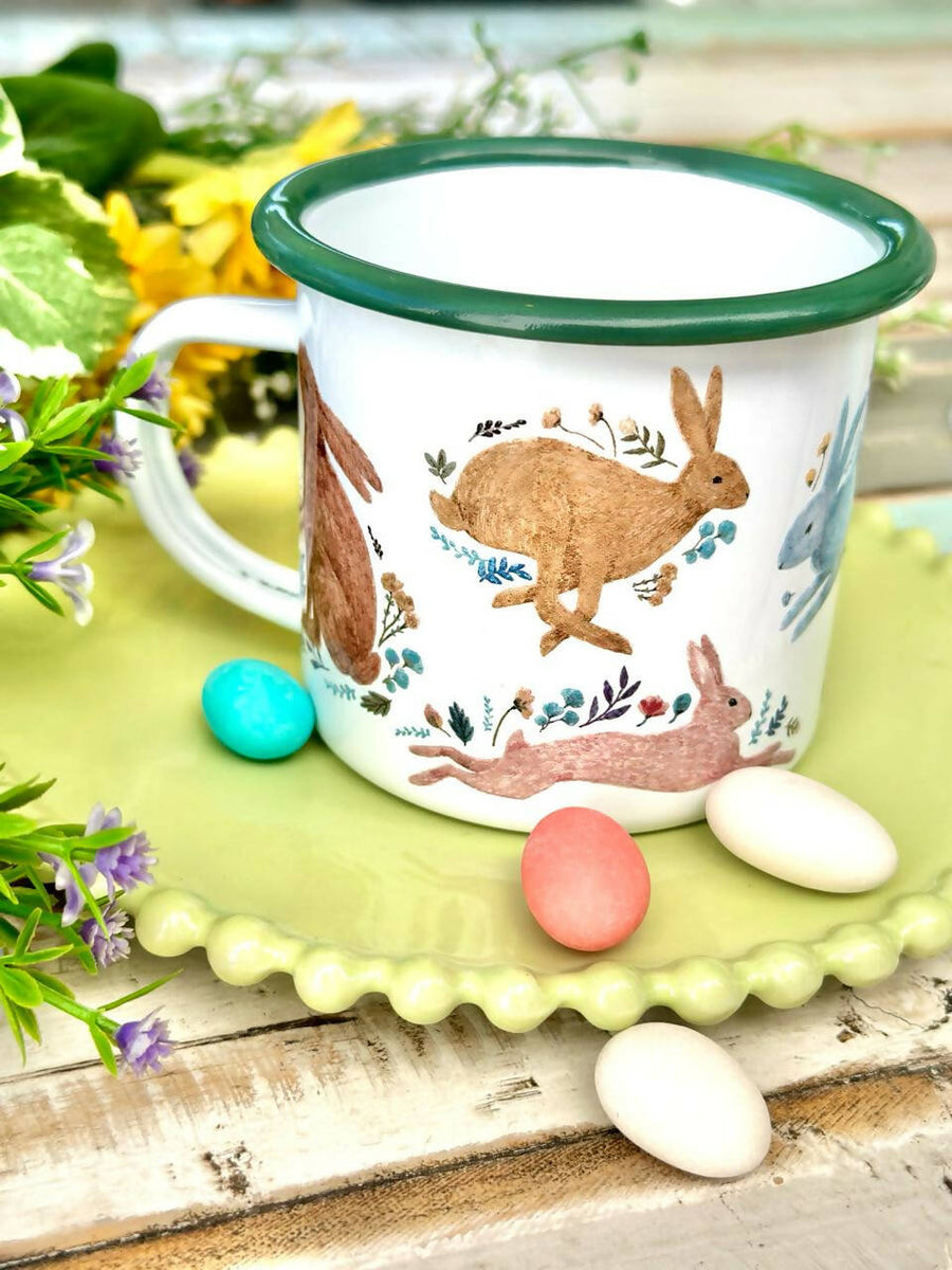 Tazón Enlozado Conejo Veloz – Creado en Chile